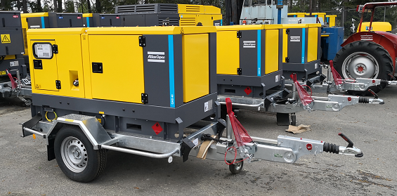 Atlas Copco - aggregattilhenger :: Aggregatparken.no